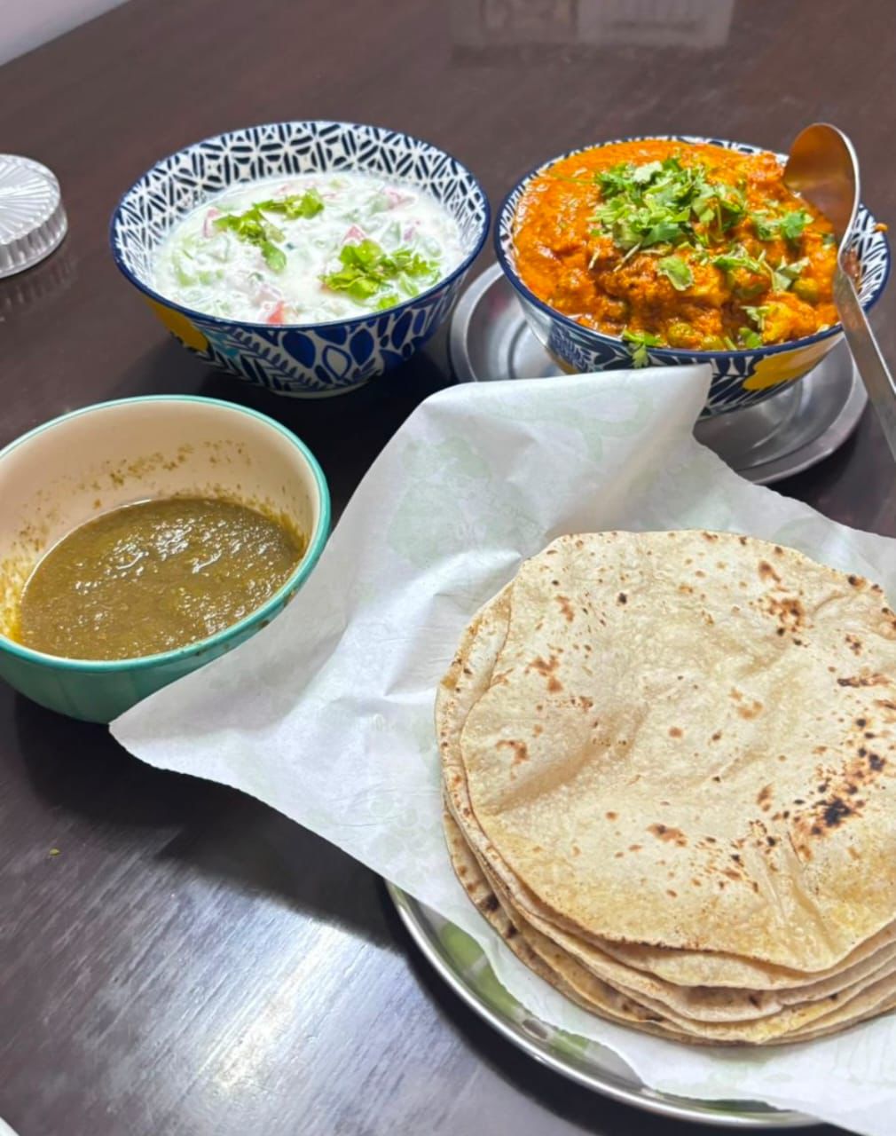 Veg Thali with Roti – The Brocoli